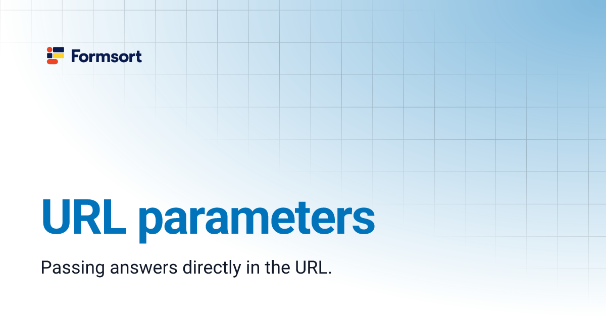 URL parameters | Formsort