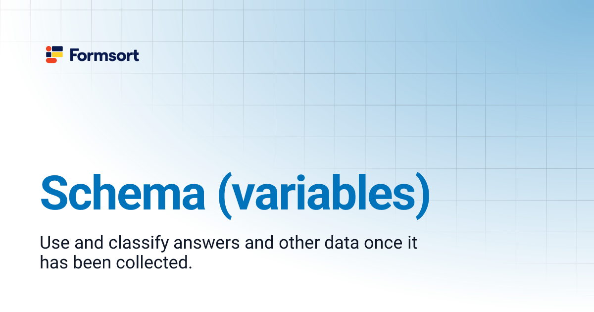 Schema (variables) | Formsort