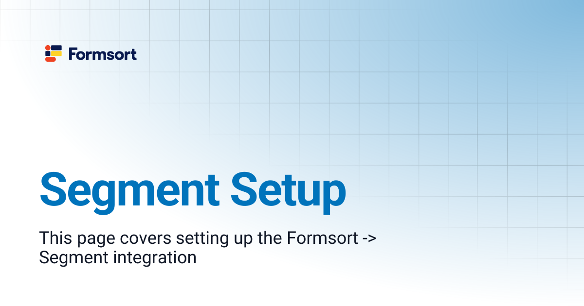 Segment Setup | Formsort