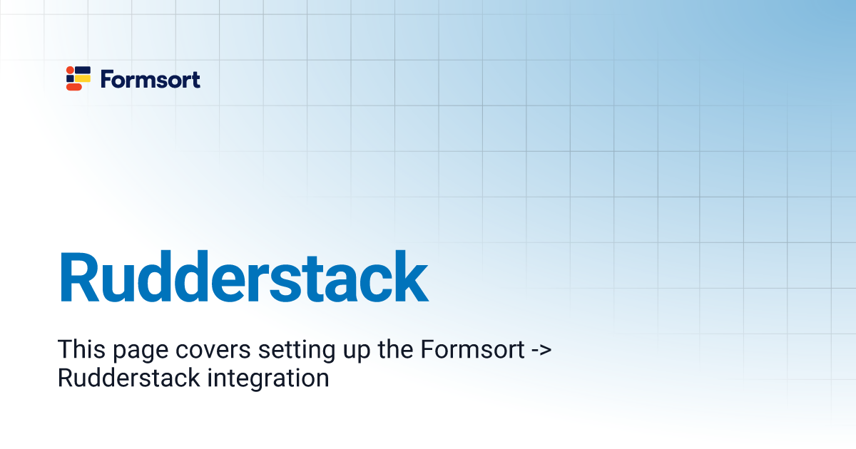 Rudderstack | Formsort